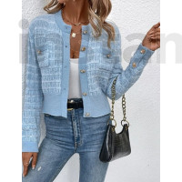 Světle modrý svetr | instamo.